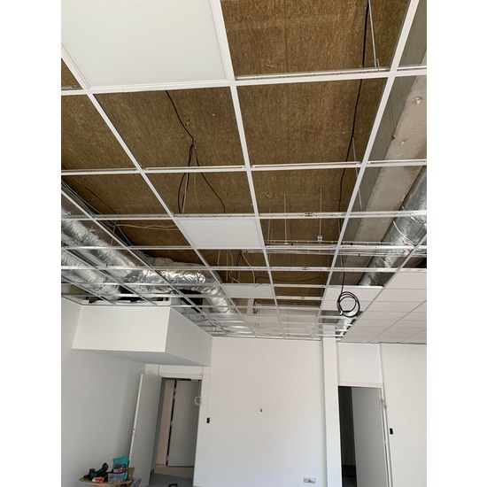 Devis Plaquiste, faux plafond démontable 600*600 type SAHARA 15 mm sur ...